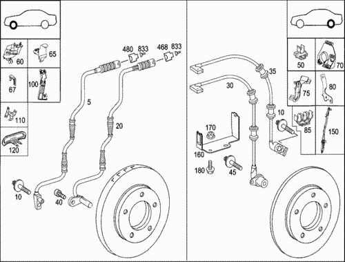 Автозапчасти Мерседес. Оригинальный каталог mercedes - Легковые автомобили
