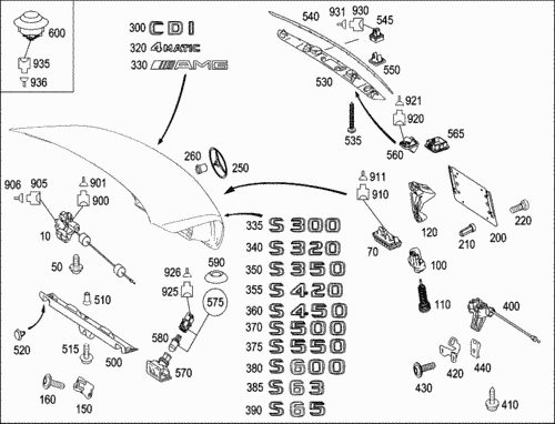 Автозапчасти Мерседес. Оригинальный каталог mercedes - Легковые автомобили