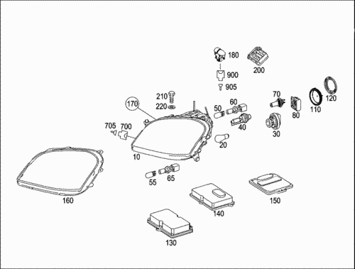 Автозапчасти Мерседес. Оригинальный каталог mercedes - Легковые автомобили