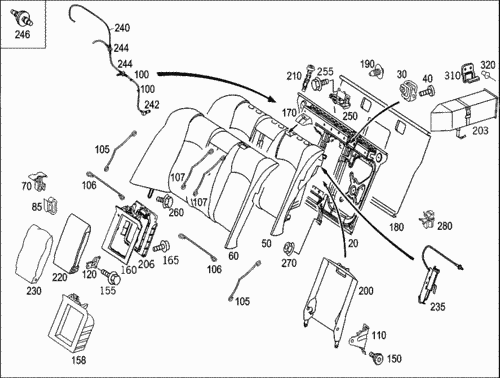 Автозапчасти Мерседес. Оригинальный каталог mercedes - Легковые автомобили