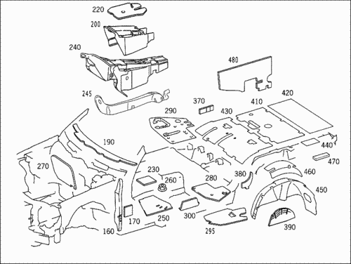 Автозапчасти Мерседес. Оригинальный каталог mercedes - Легковые автомобили