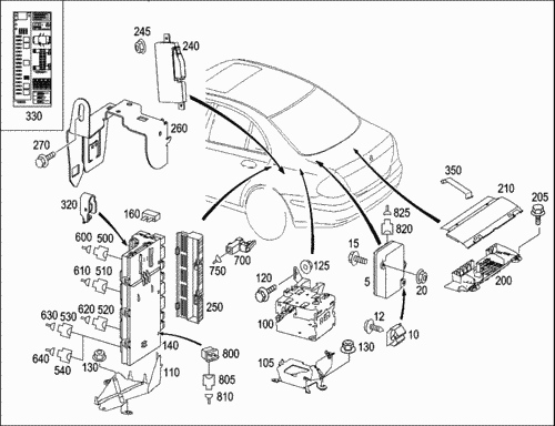 Автозапчасти Мерседес. Оригинальный каталог mercedes - Легковые автомобили