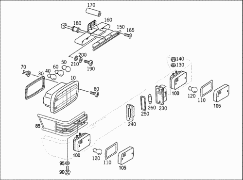 Автозапчасти мерседес. Оригинальный каталог mercedes - Внедорожники