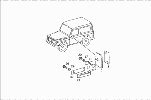 Автозапчасти мерседес. Оригинальный каталог mercedes - Внедорожники