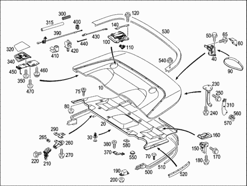 Автозапчасти Мерседес. Оригинальный каталог mercedes - Легковые автомобили