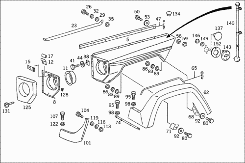 Автозапчасти мерседес. Оригинальный каталог mercedes - Внедорожники