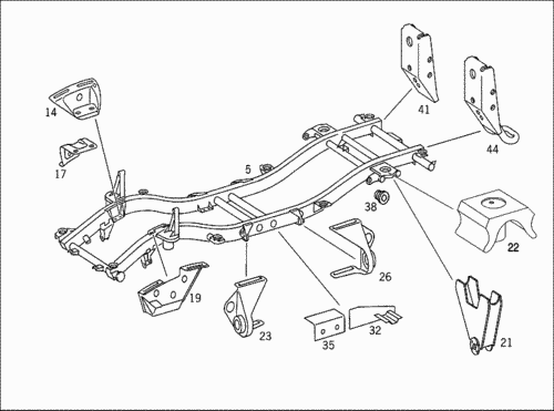 Автозапчасти мерседес. Оригинальный каталог mercedes - Внедорожники